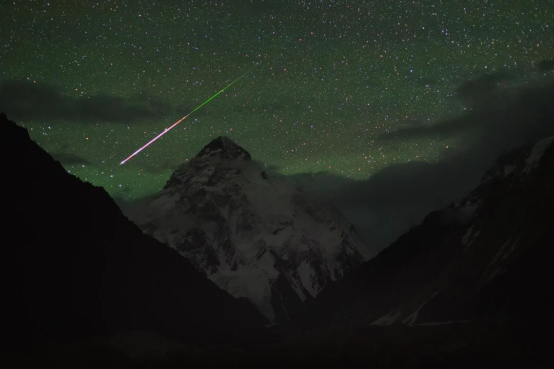 Huge Fireball over K2 Mountain [1200x800] [OC] | Scrolller