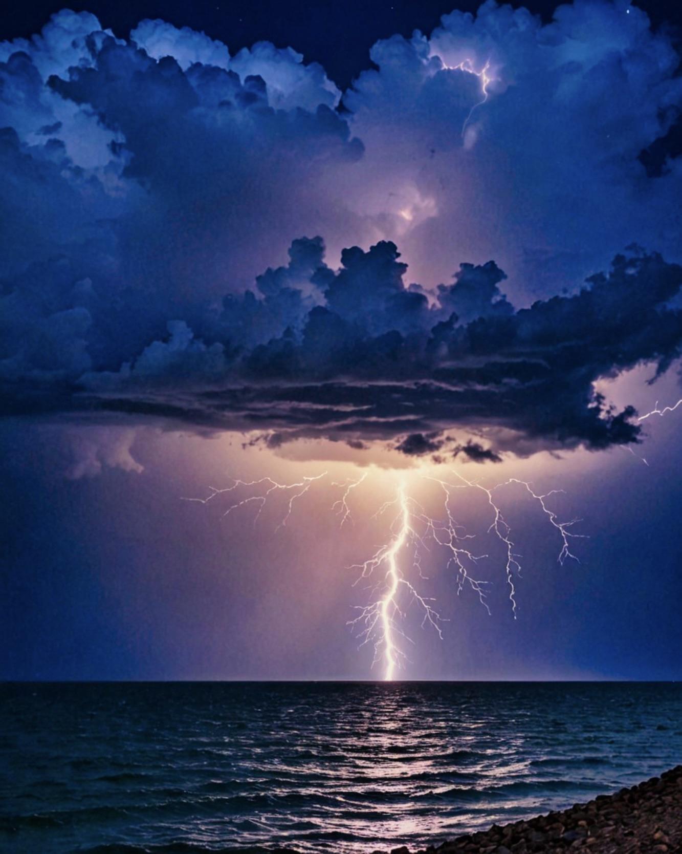 Storms Over Lake Michigan | Scrolller