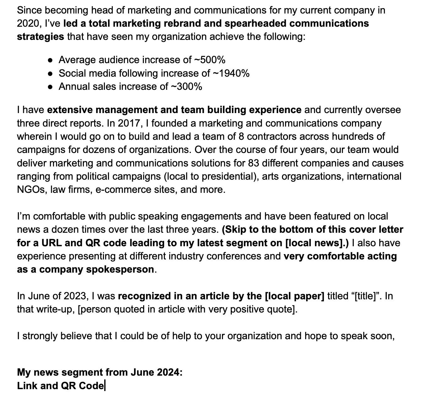 Cover/resume critique? | Scrolller