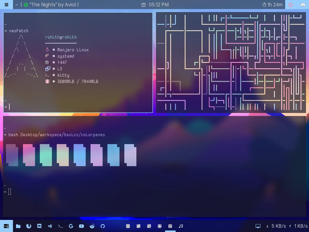 [i3-gaps] My first ever rice! (please go easy) | Scrolller