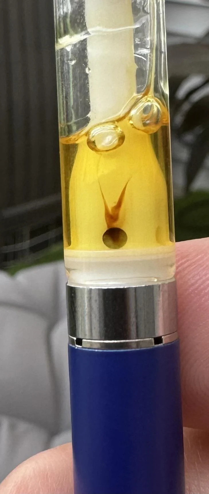 Any idea what this reddish floater is? | Scrolller