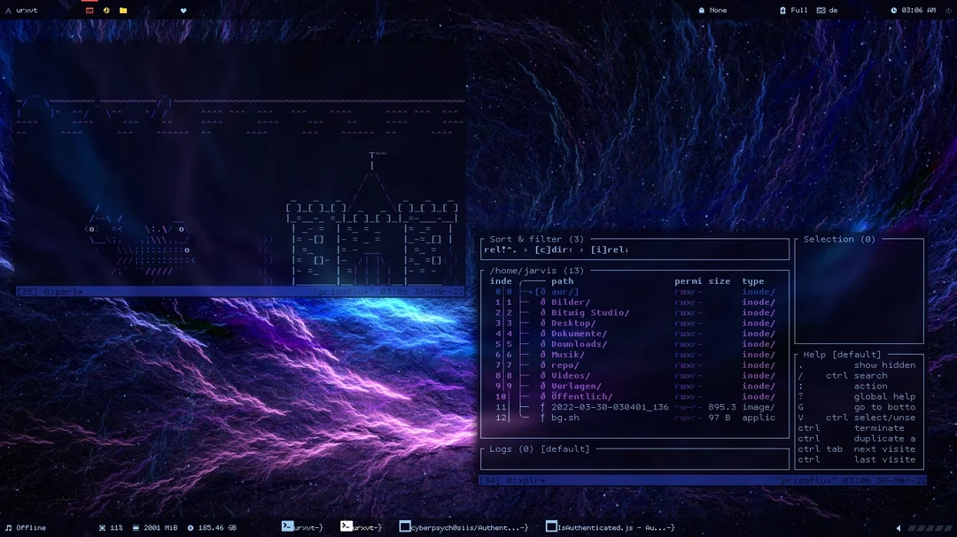 [i3-gaps + picom + pywal] my school setup | Scrolller