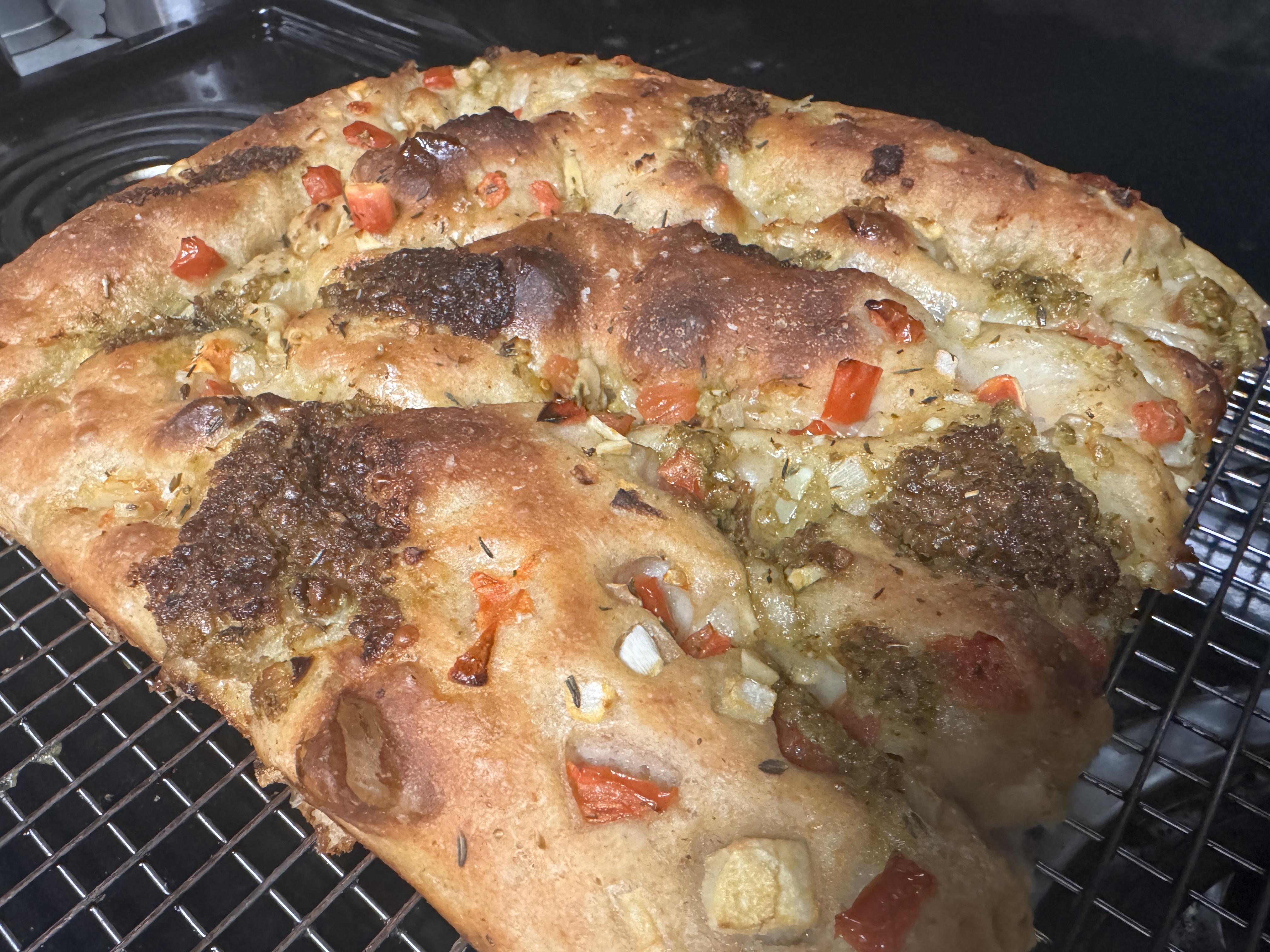 Focaccia stuck to pan? | Scrolller