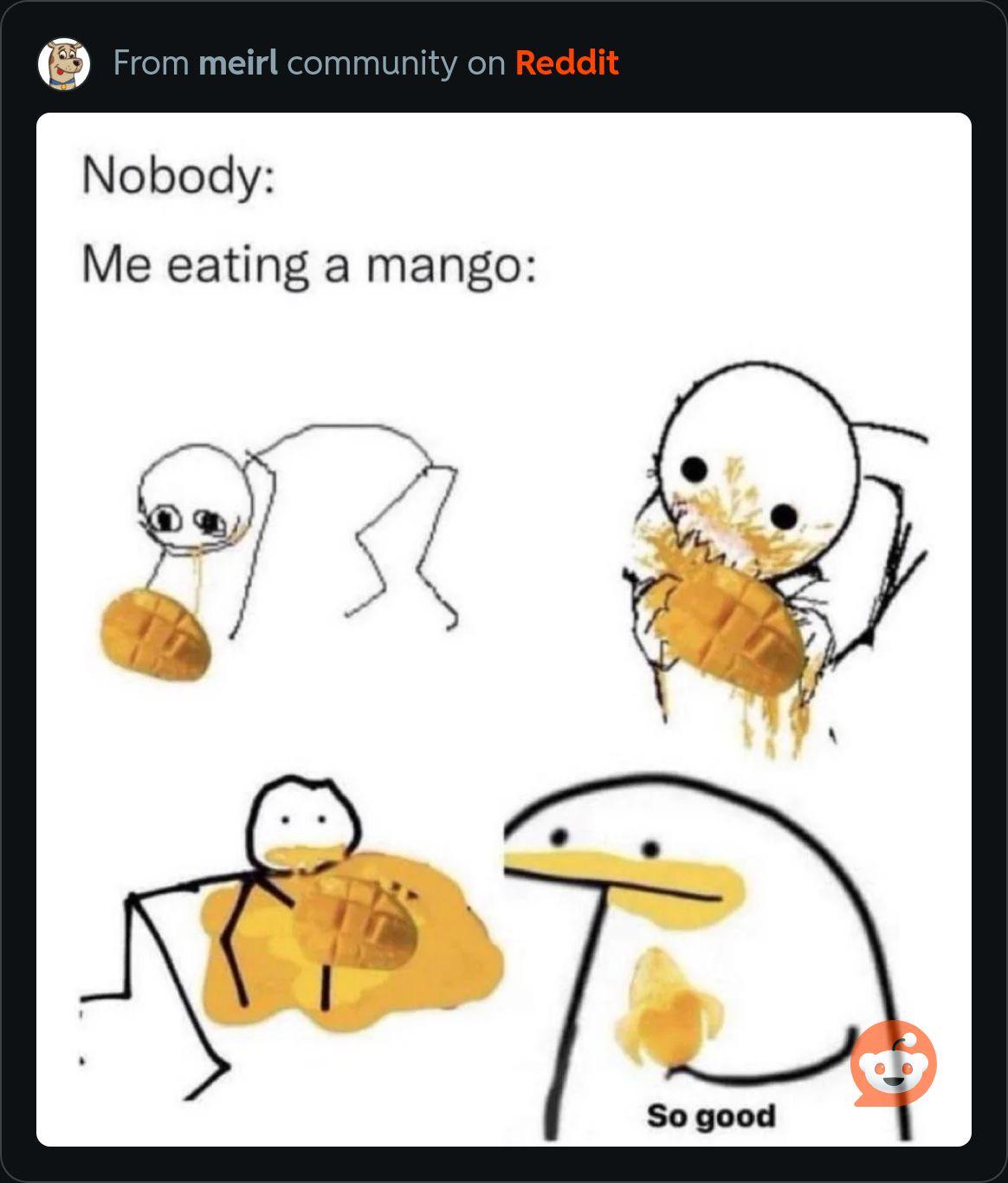 Felt extra fitting. 🙃🥭 | Scrolller