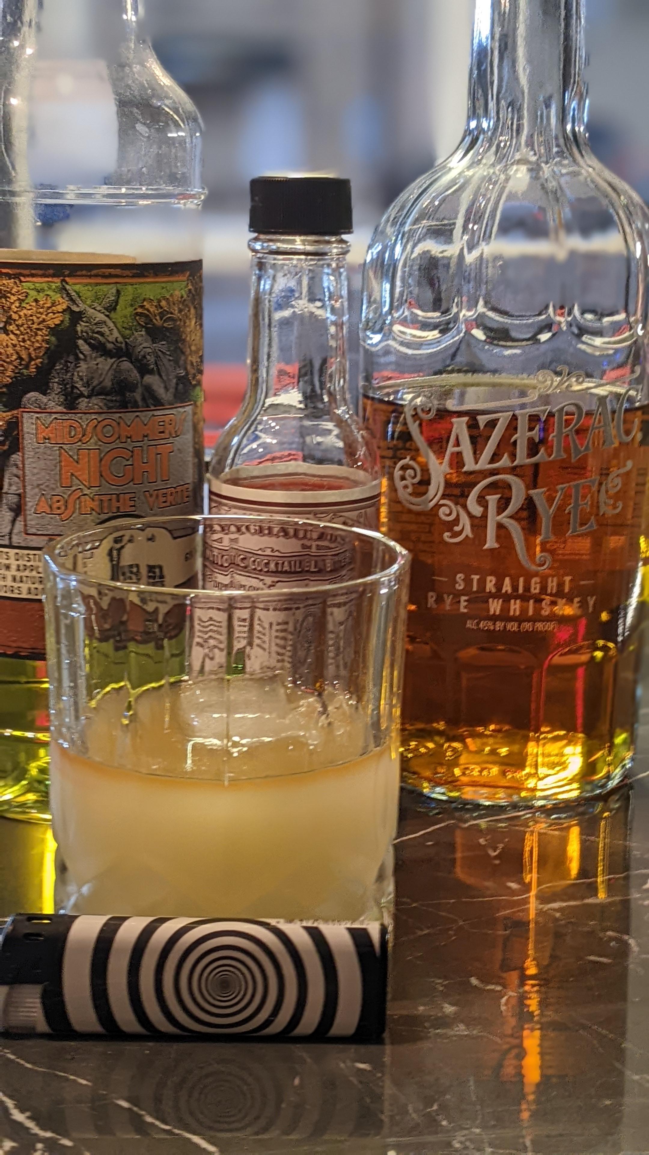 The Snazzy rac ( semi inverted Sazarac) | Scrolller