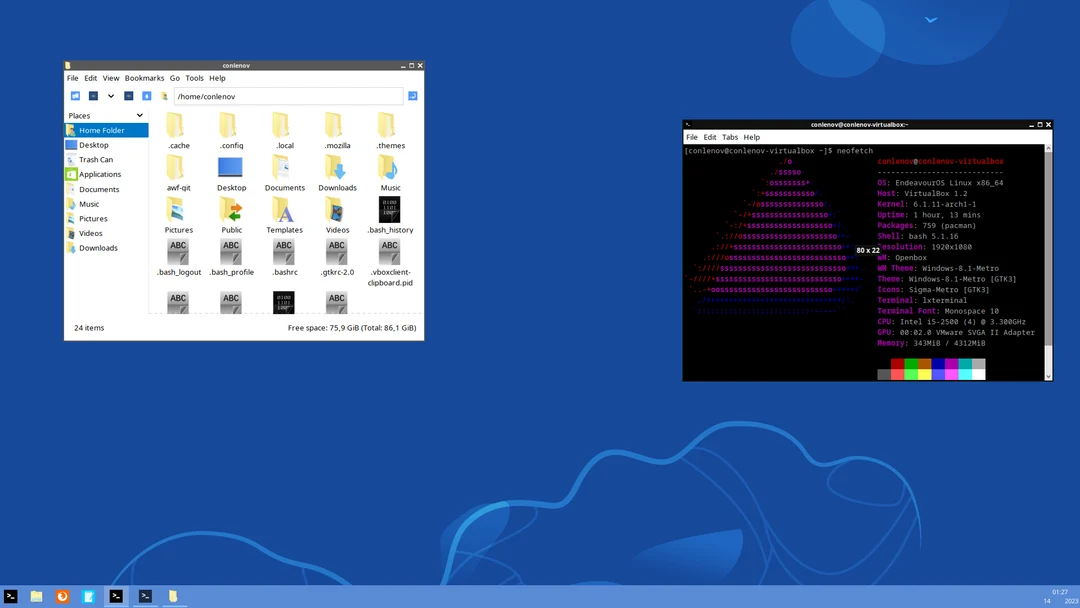 [Openbox] ArchLinux look like Windows 8 Metro | Scrolller