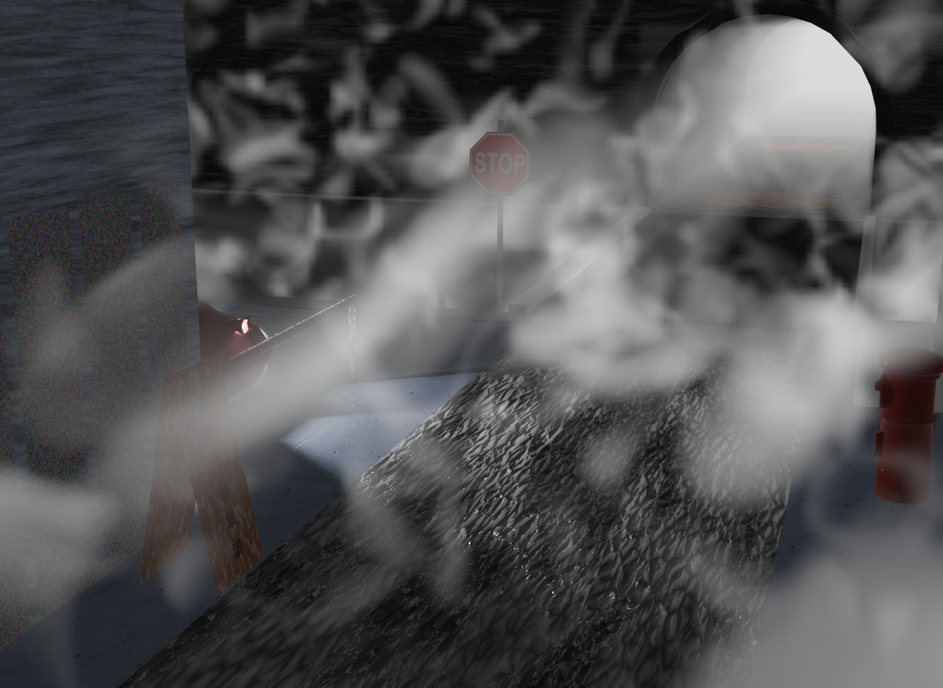 Liminal last stop, Artist/me, blender, 2023 | Scrolller