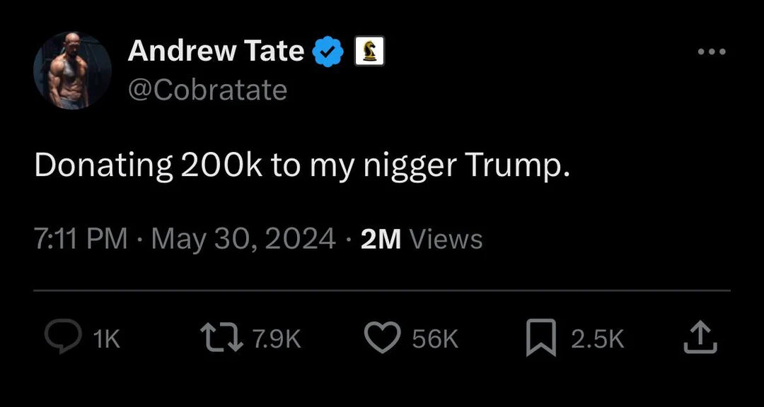 Andrew Tate has selected his candidate | Scrolller