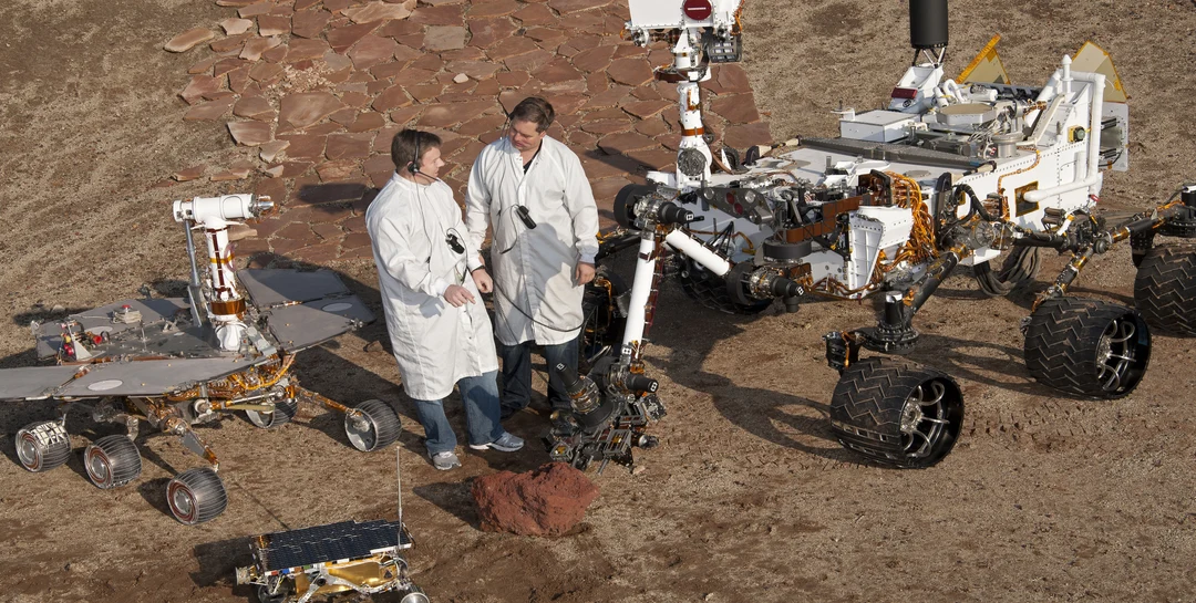Size comparison of three generations of Mars Rovers: Soujourner, Spirit & Opportunity, and ...