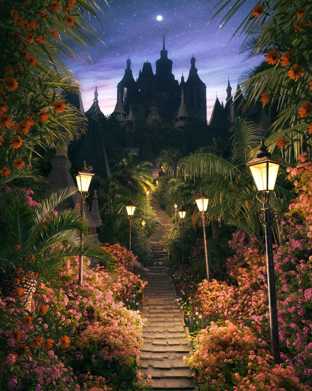 The Garden Path to the Castle | Scrolller