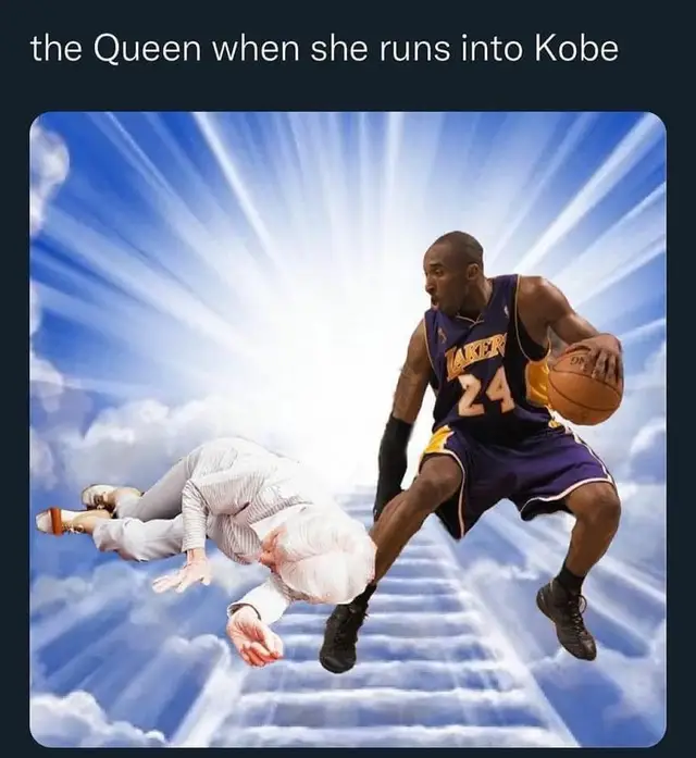 Kobe and the queen | Scrolller