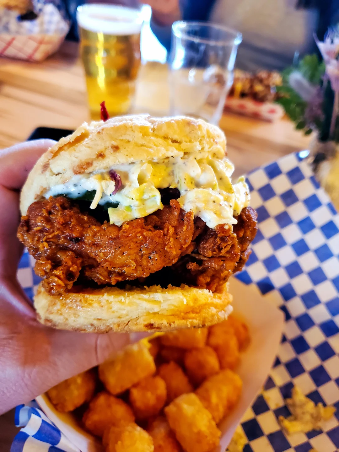 Discover more like Eatsandwiches: Nashville hot chicken on biscuit, Mama Jo's food truck, Denver ...