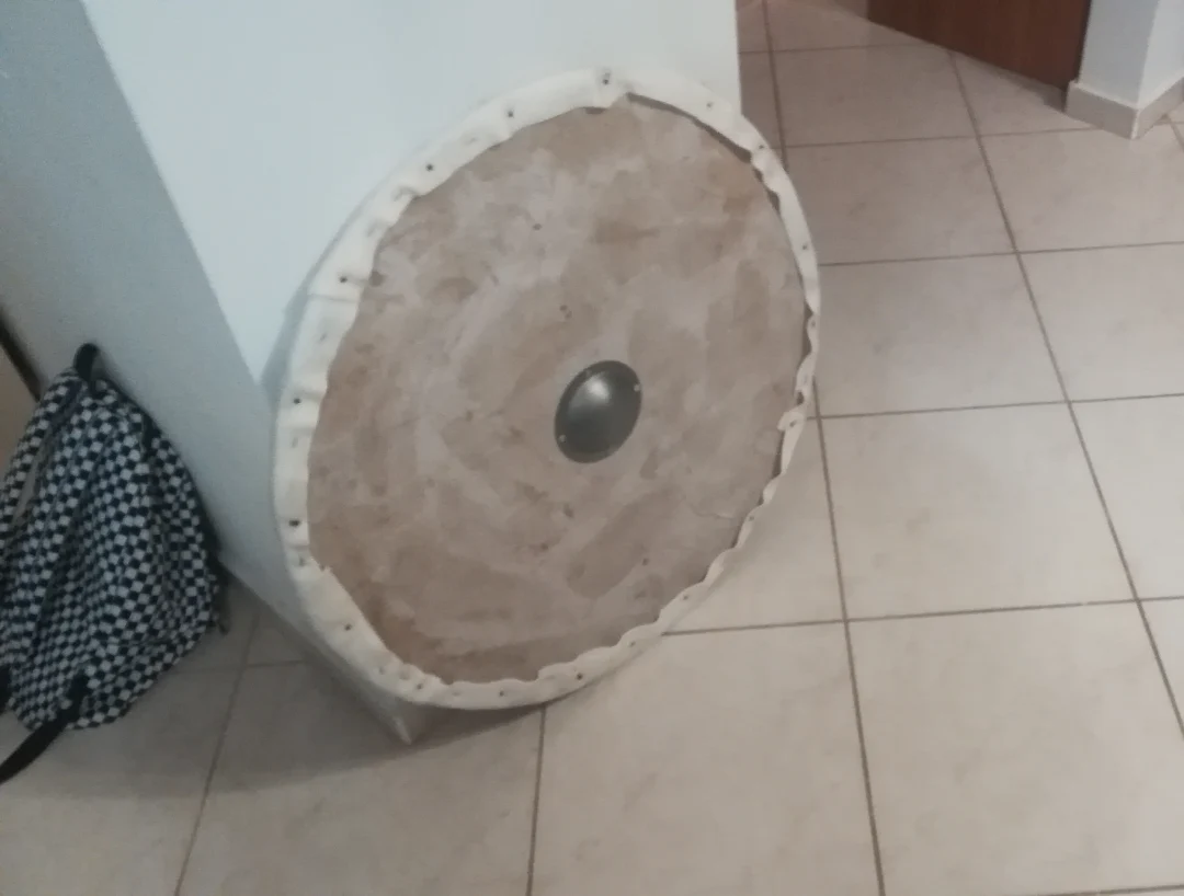 the hole for the hand is small and some screws are poking out from the other side. But all of ...