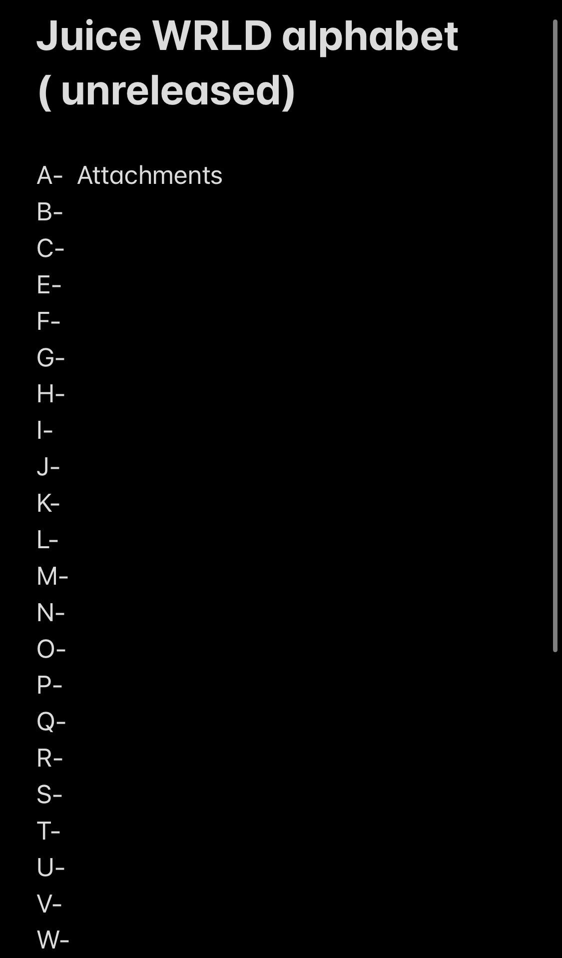 Juice WRLD alphabet unreleased ( Day 2 ) | Scrolller