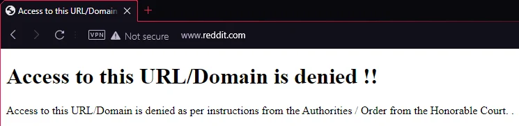 Is reddit banned through browsers for anyone else? | Scrolller