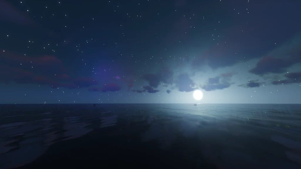 Night Time Swim shot in Minecraft [1920x1080] | Scrolller