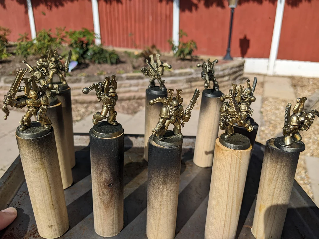 Airbrushed Retributer Armour on my berserkers | Scrolller