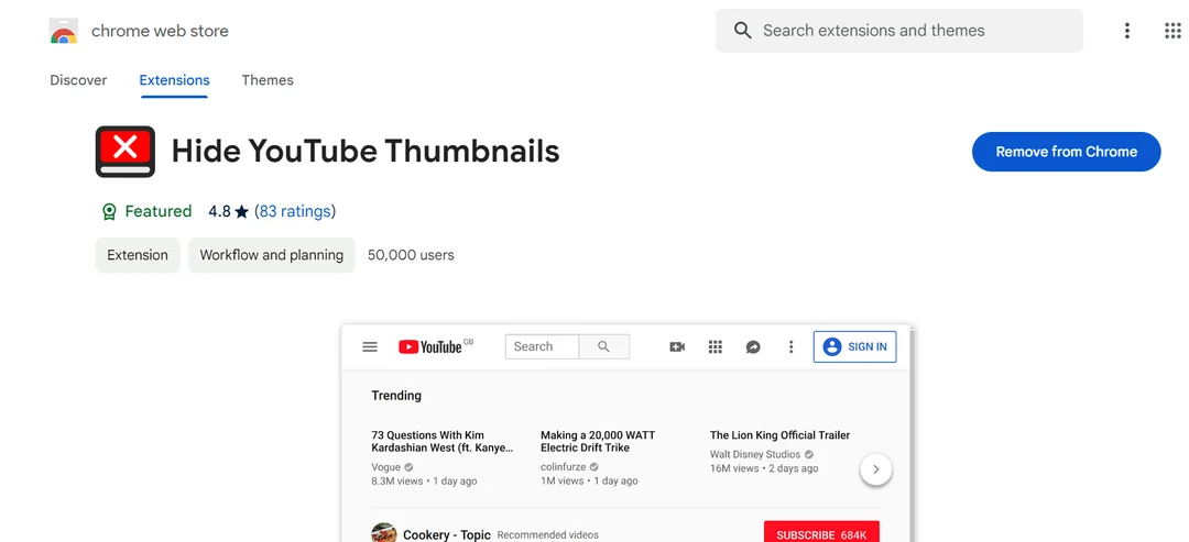 For those who don't want Side Order spoilers from YouTube thumbnails, there is a Chrome ...
