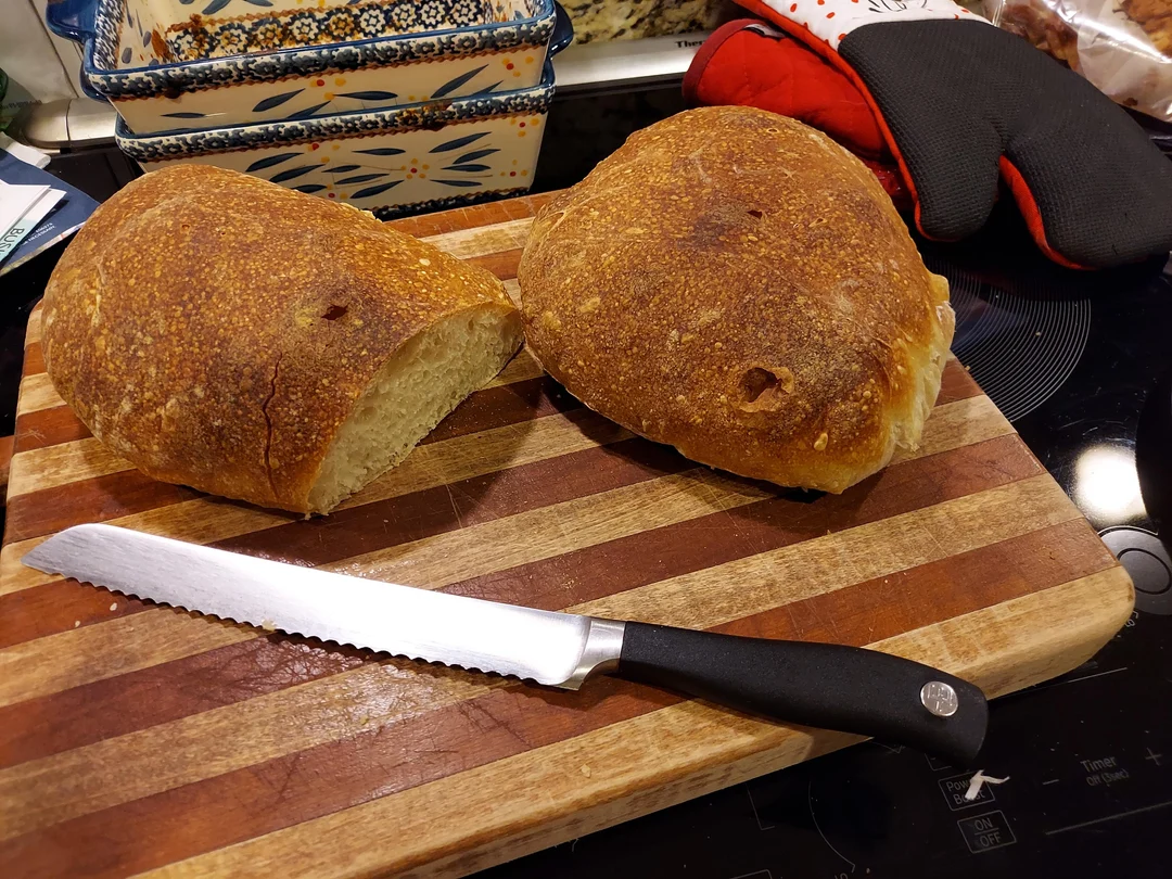 Ciabatta I made yesterday for the first time :) | Scrolller