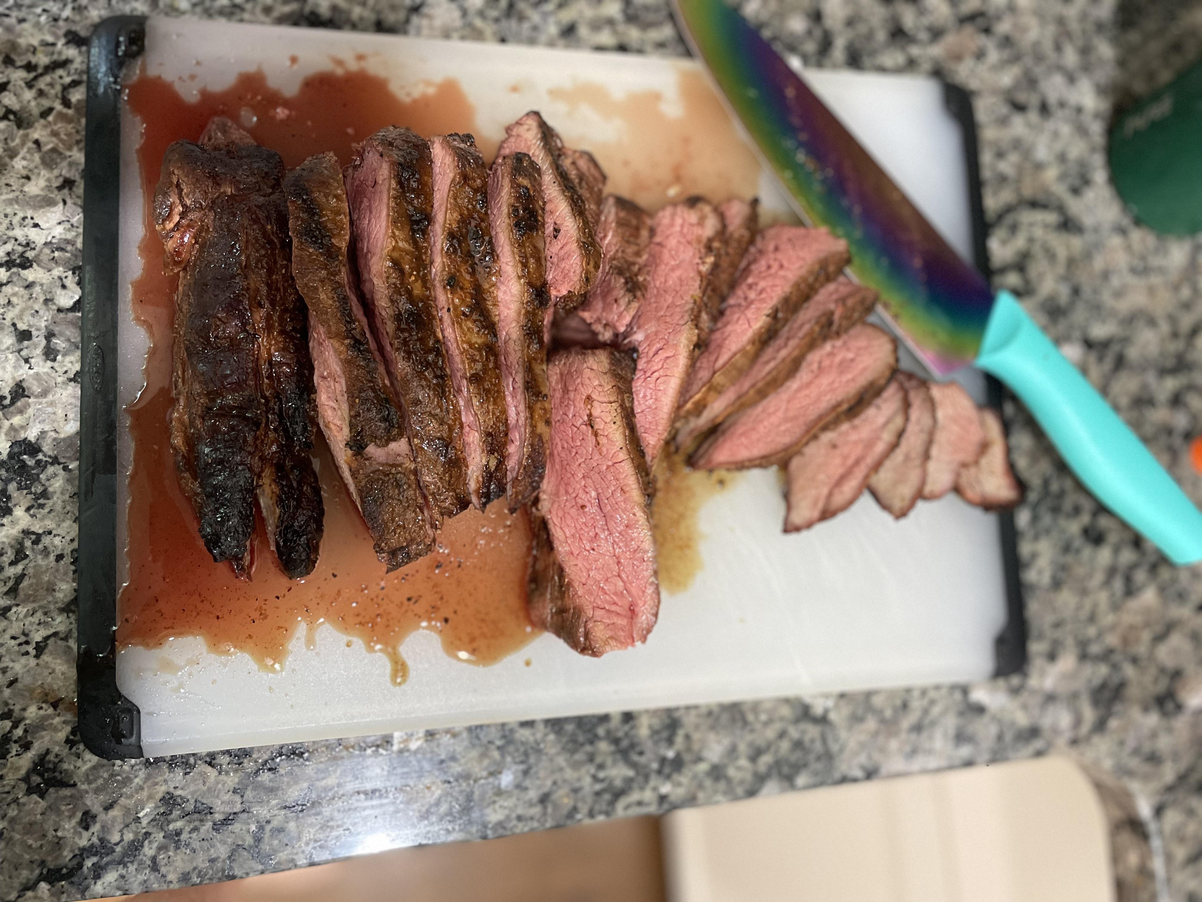 First go at tri tip on the BGE | Scrolller
