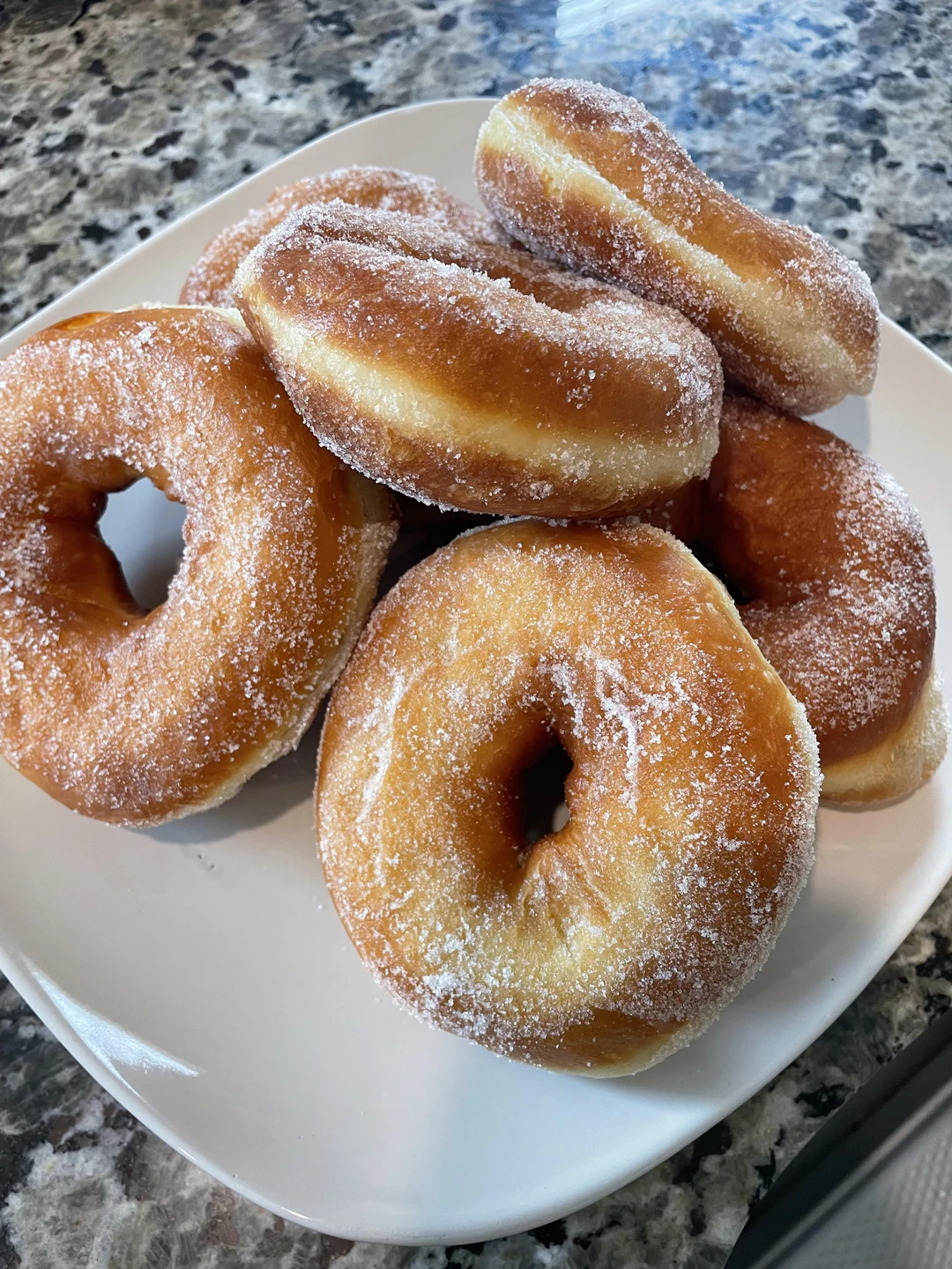 First attempt at doughnuts! | Scrolller