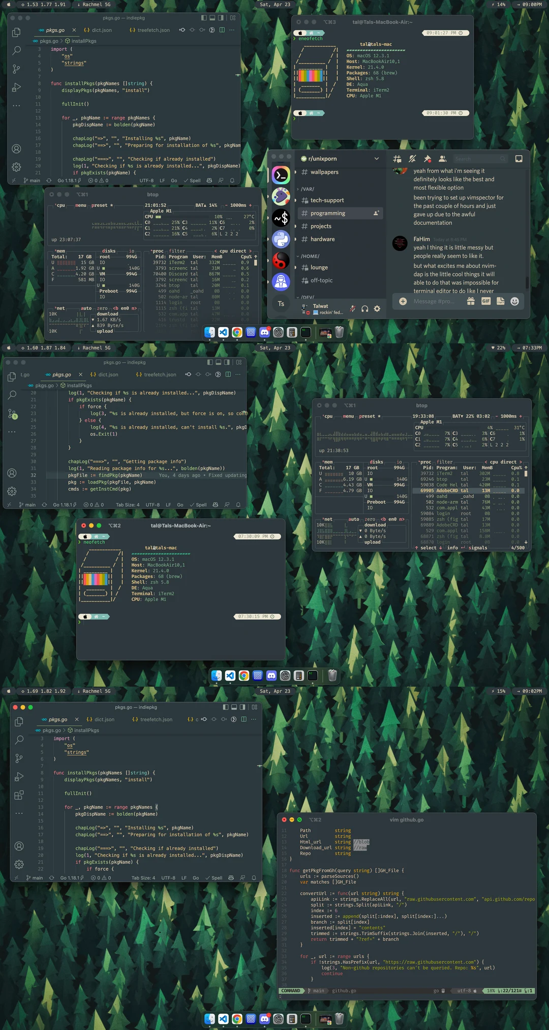 [Aqua] Everforest time :) | Scrolller