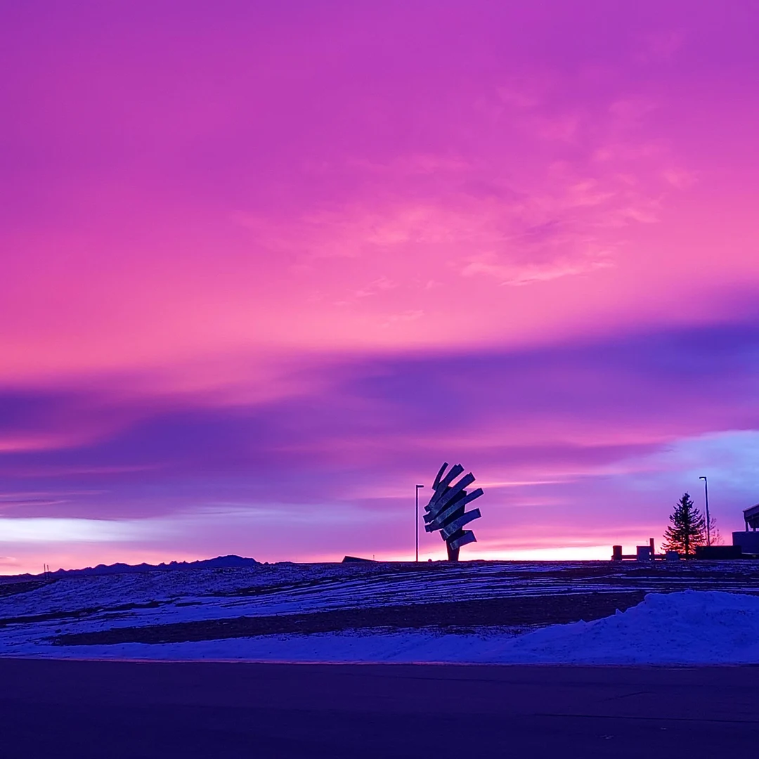 Brilliant Frozen Sky | Scrolller