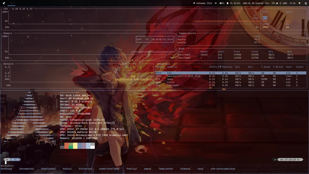 [Sway] i know rookie but this my workflow now (: | Scrolller