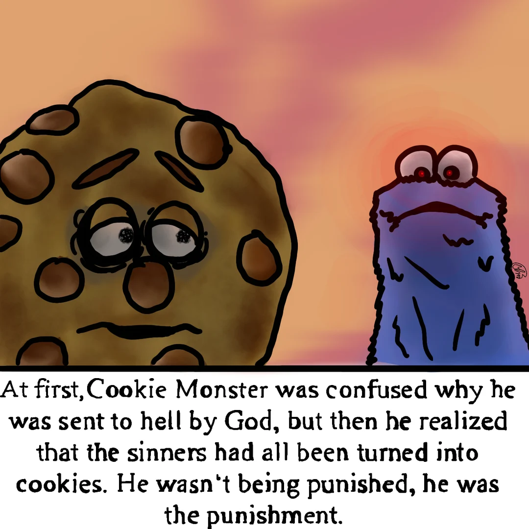 Cookie monster: the chaotic good | Scrolller