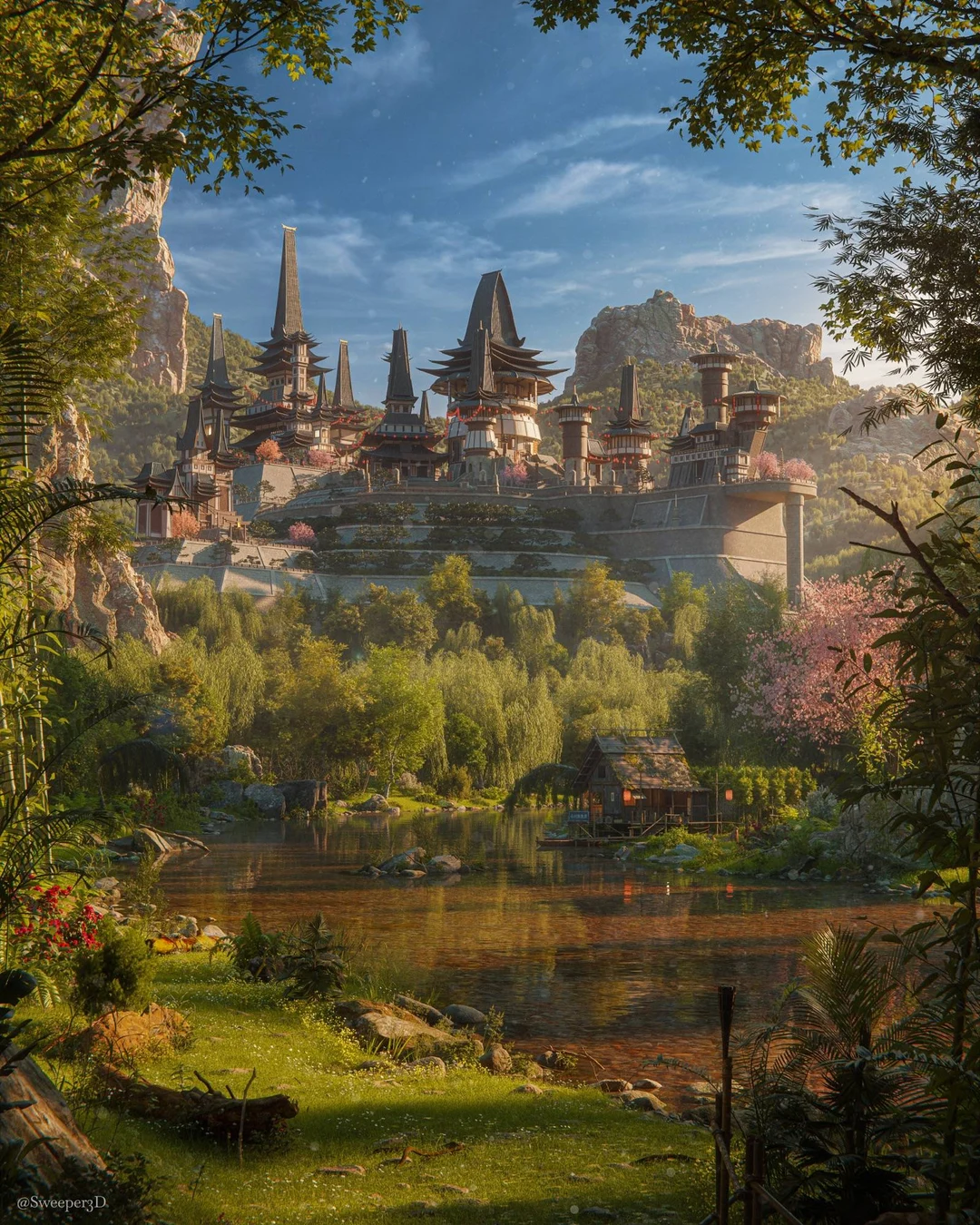 Shangri La, by Sweeper3D | Scrolller