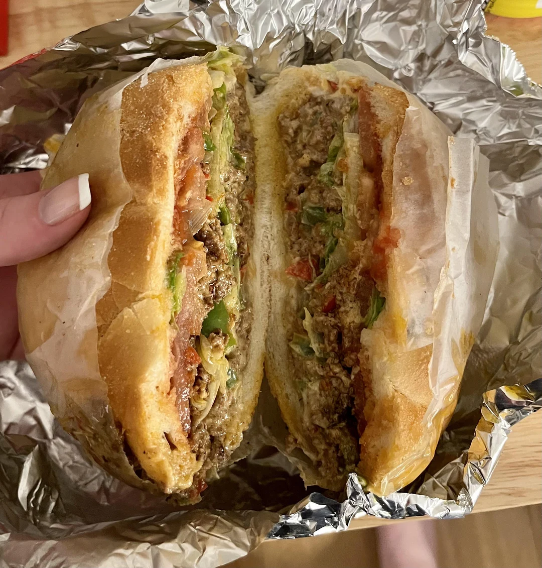 Chopped Cheese with peppers and onions | Scrolller