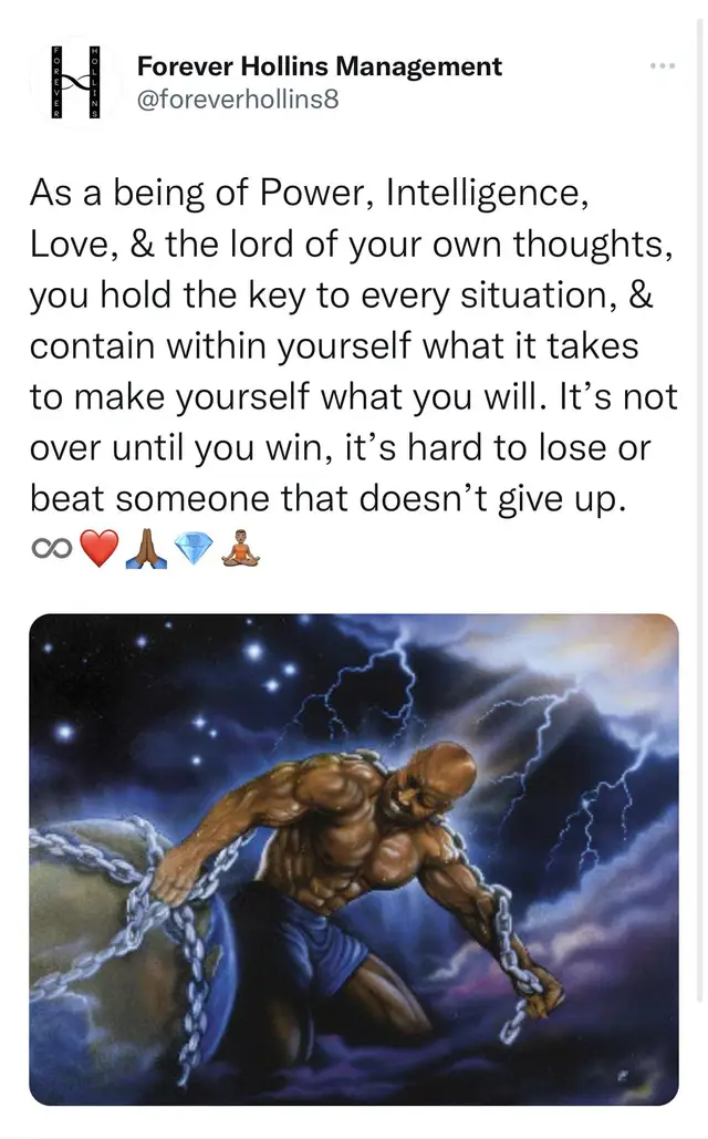 As a being of Power, Intelligence, Love, & the lord of your own thoughts, you hold the key to ...