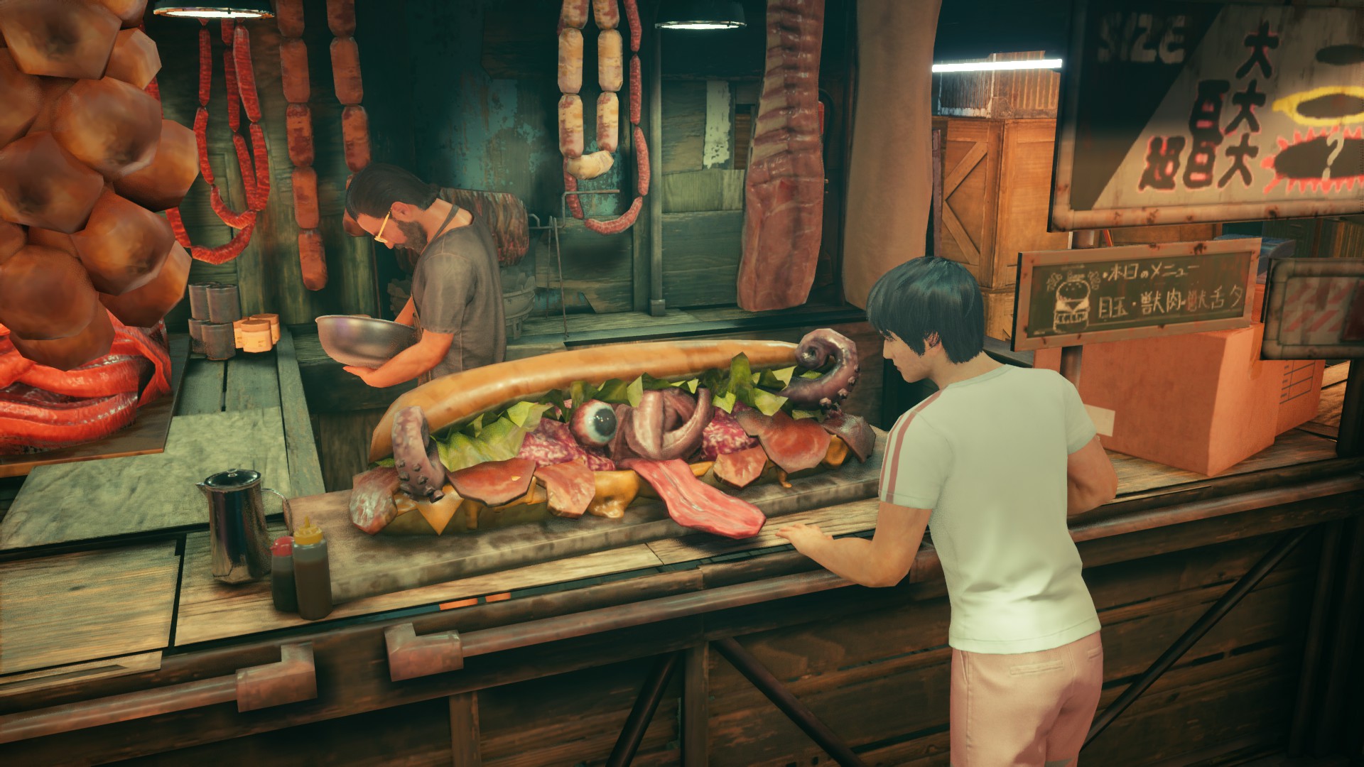 Cursed sandwich in Wall Market | Scrolller
