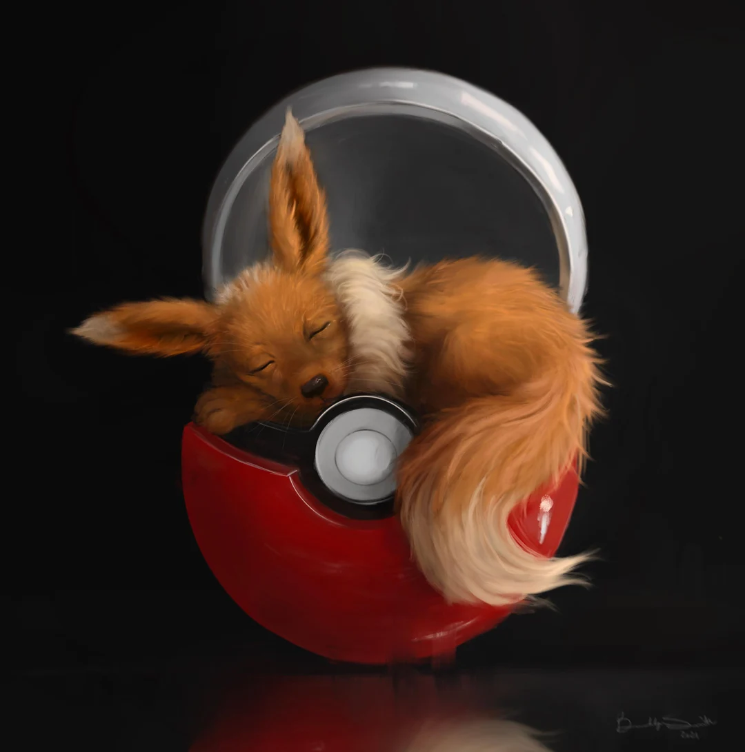 Eevee by artist Brooklyn Smith | Scrolller