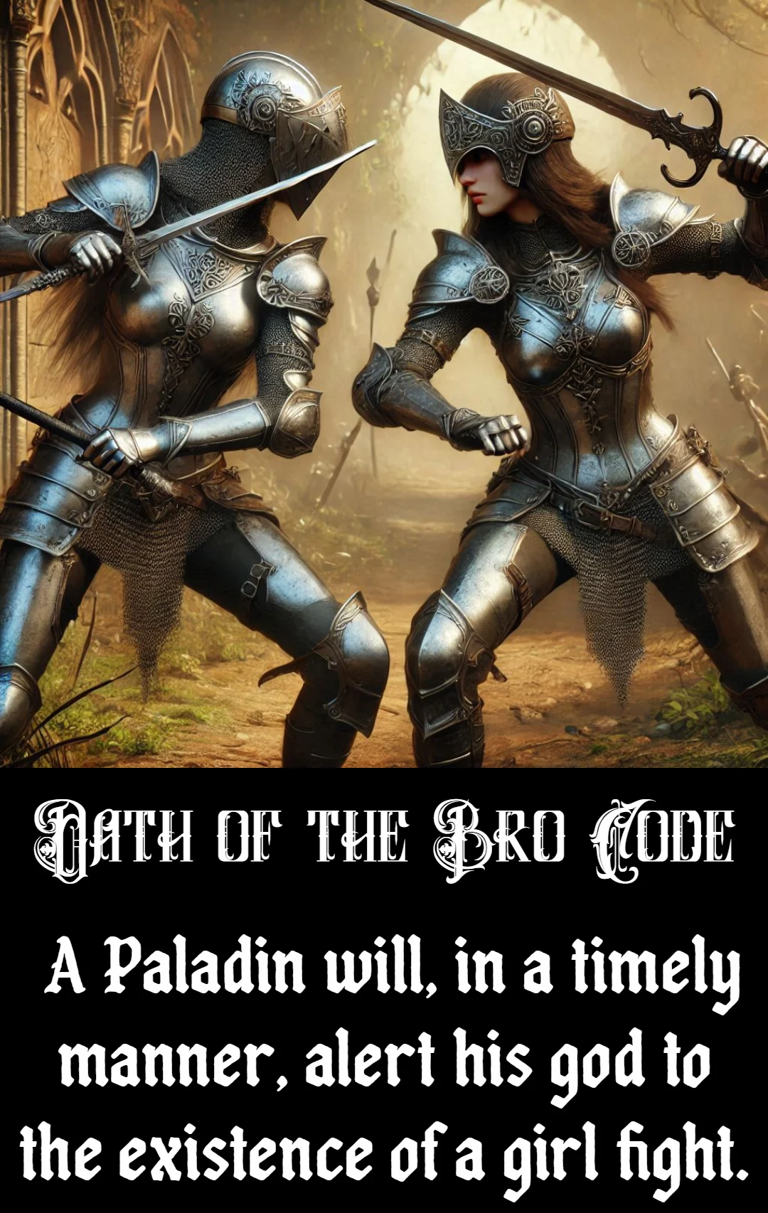 Paladin of the Bro Code | Scrolller