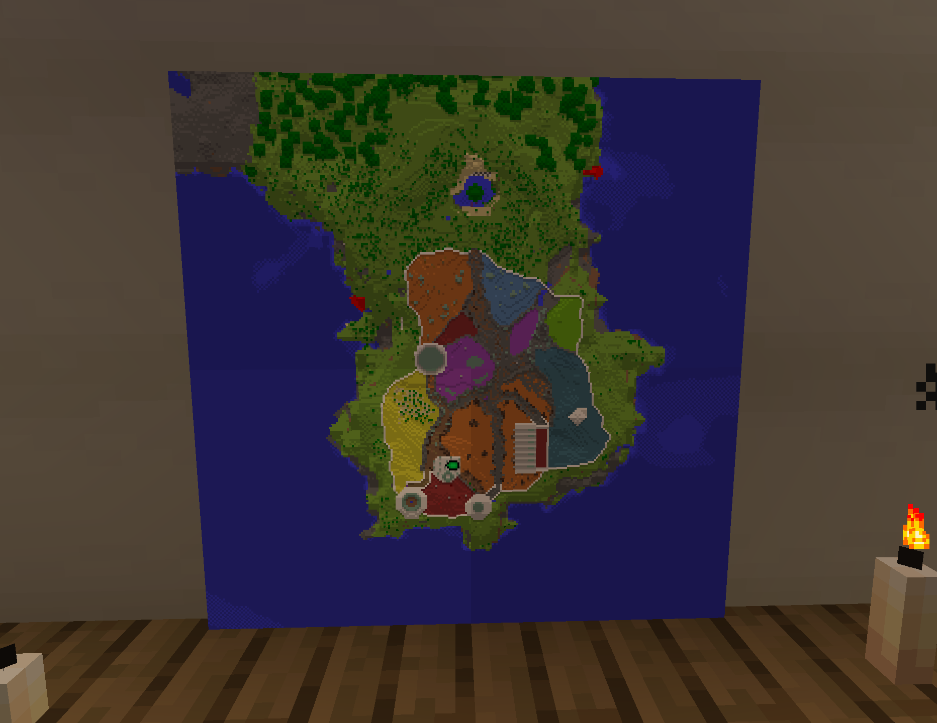 My whacky WIP survival base w/ mini sci-fi biomes | Scrolller