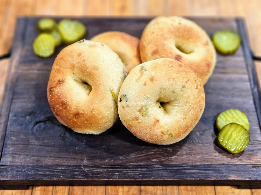 Dill pickle bagels | Scrolller