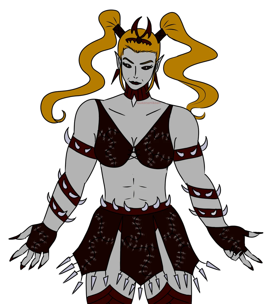 Mal'Deeta of the Cult of The Abandoned Corpse, sister of Az'khal Tru'gall, OC art and design by ...