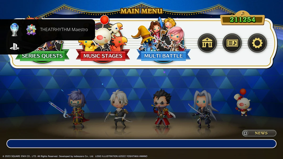 Theatrhythm Final Bar Line Platinum trophy | Scrolller