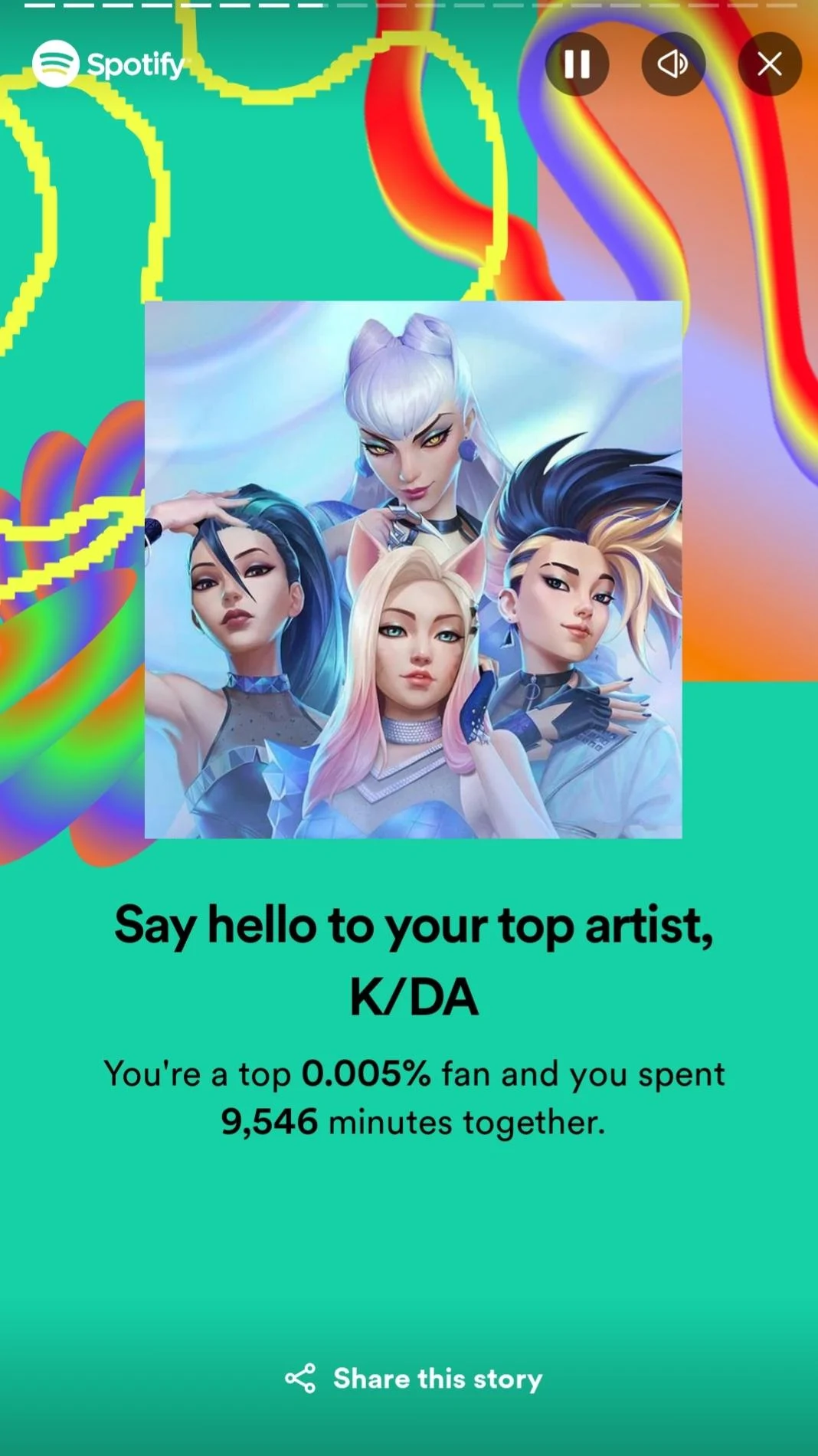 Spotify letting me know I'm a fan | Scrolller