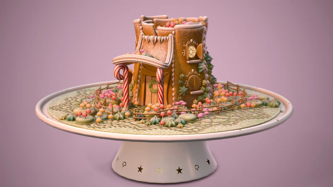 Gingerbread House in the Forest by Melissa Kumpmann | Scrolller