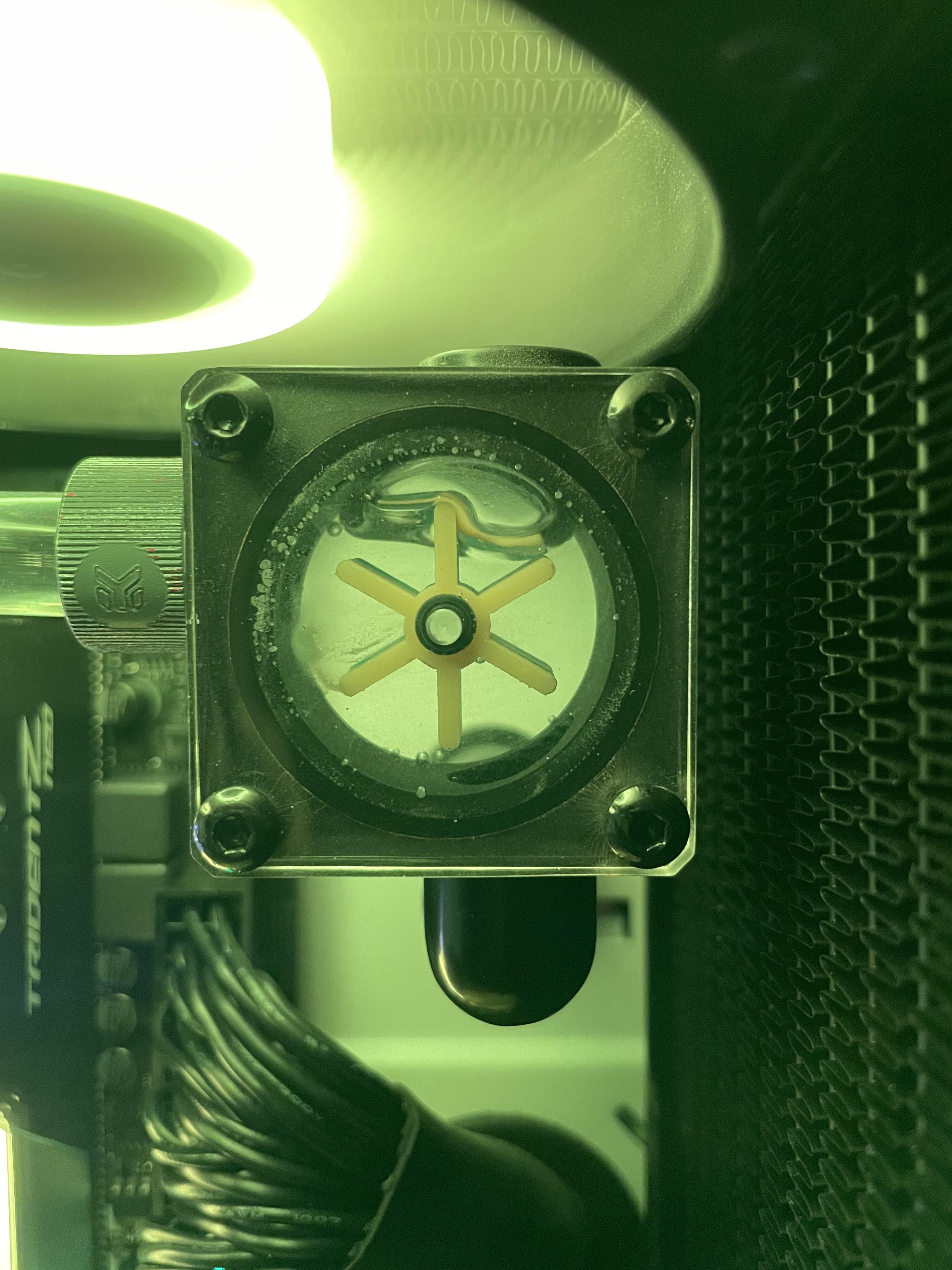 HELP! Air stuck in loop and stops flow meter from rotating😓, anybody got any ideas how to force ...