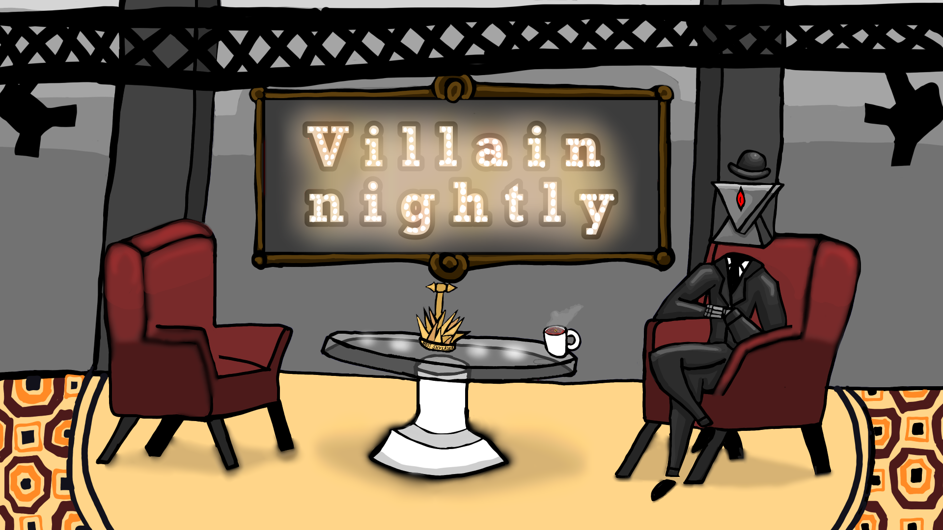 The host of a show called "Villain Nightly" | Scrolller