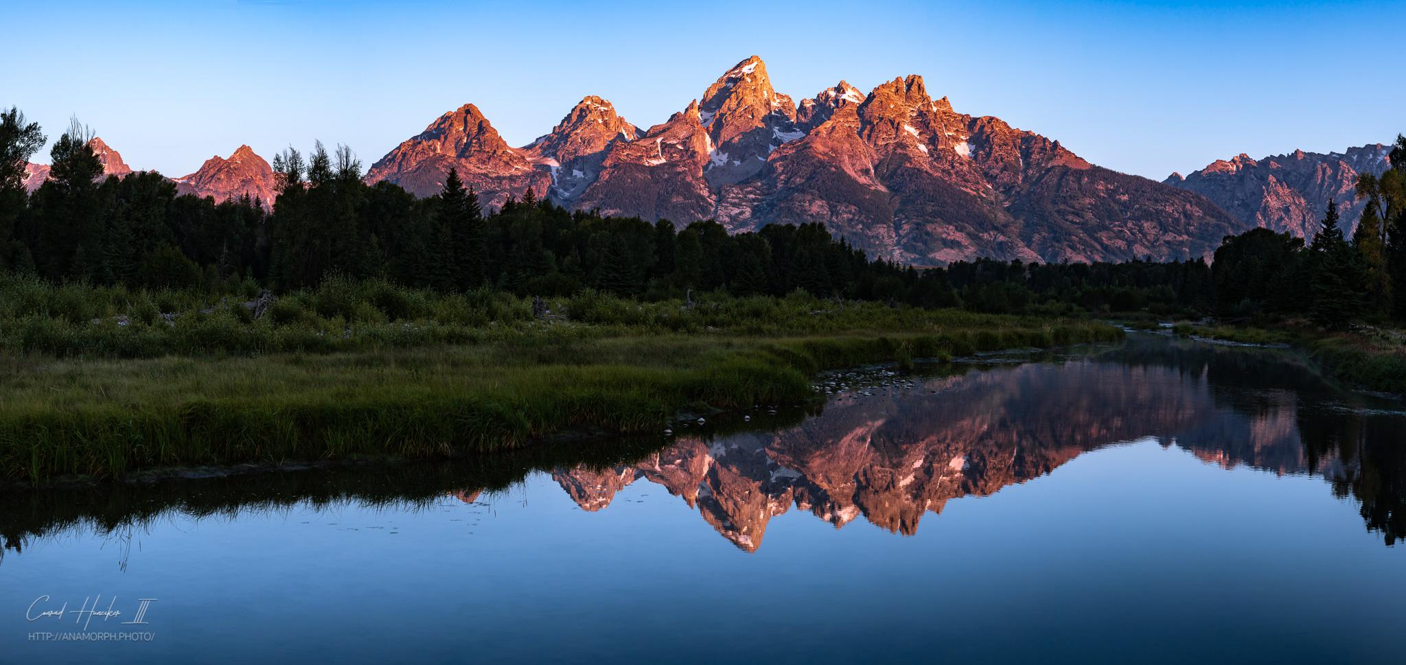 Tetons Reflection @ Grand Teton National Park [2048x969][OC] | Scrolller