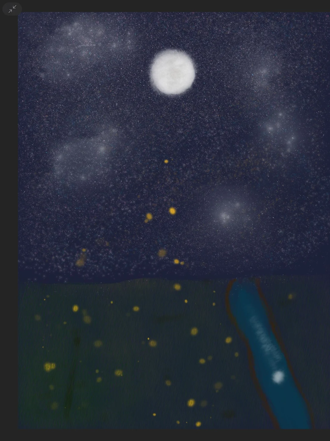 Fireflies, Me, Digital, 2023 | Scrolller