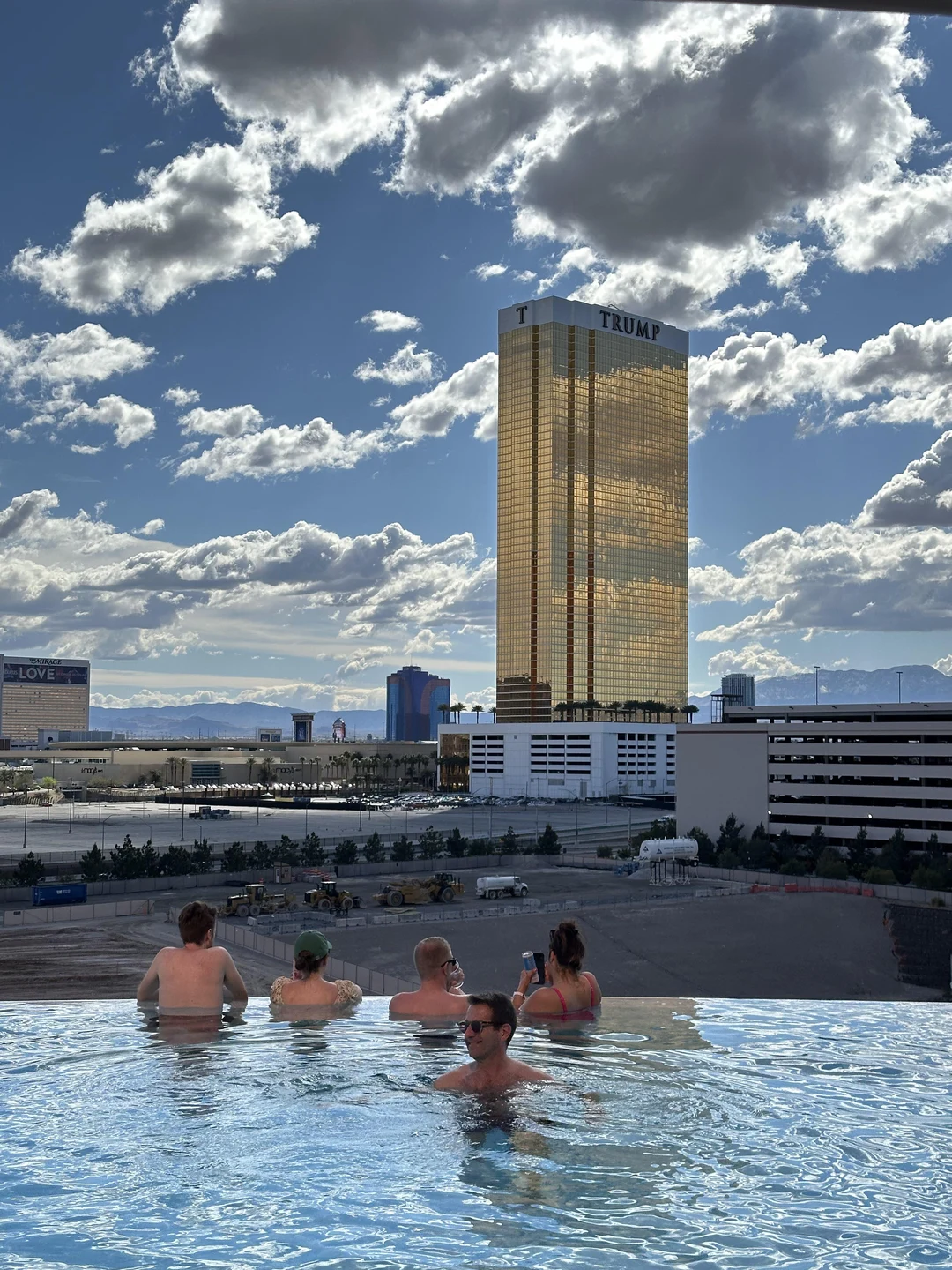 Infinity pool view at Resorts World | Scrolller