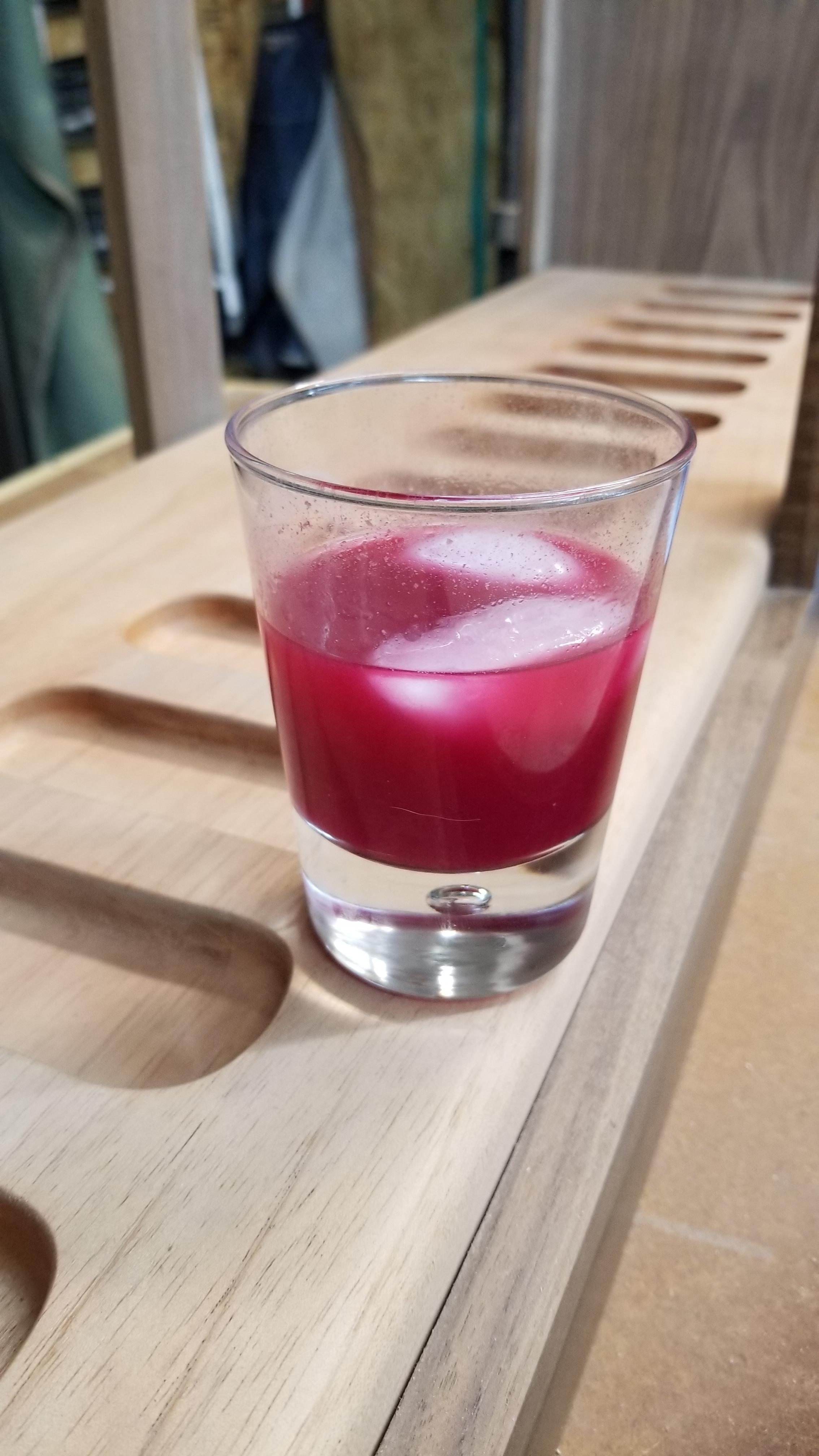 A drink my wife made for me with prickly pear juice (again) | Scrolller