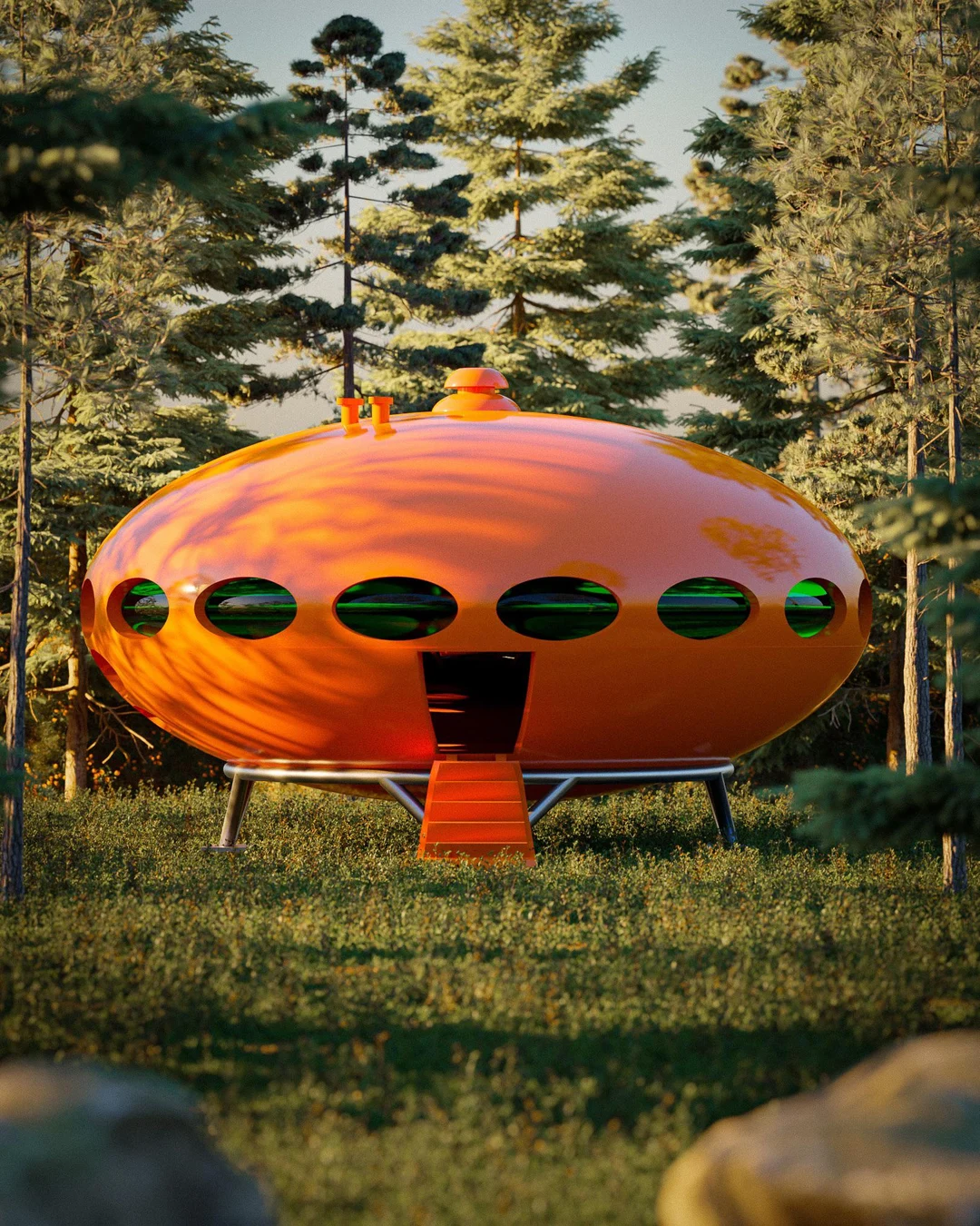 Futuro Cabin | Scrolller