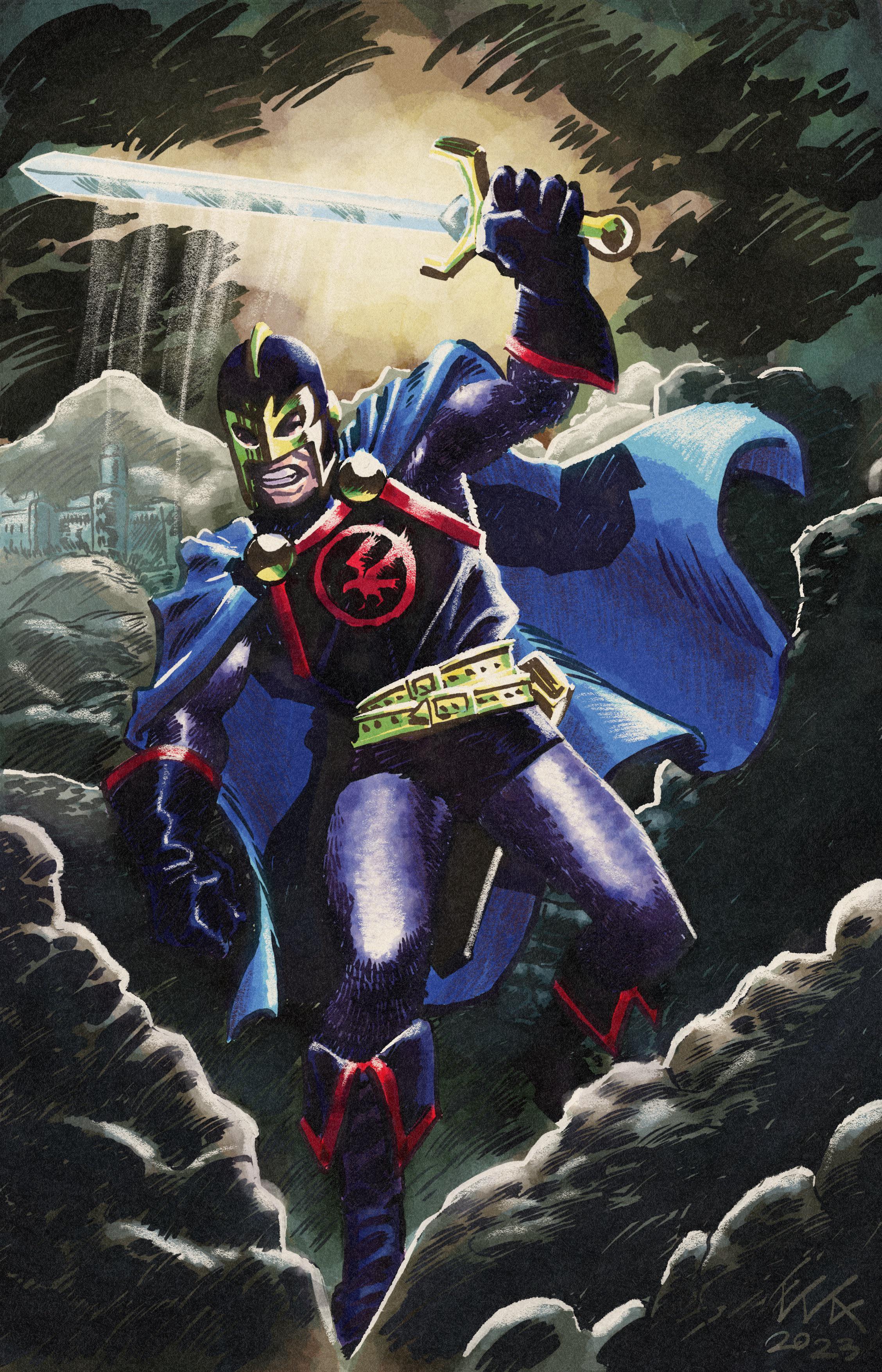 Recent Black Knight commission | Scrolller