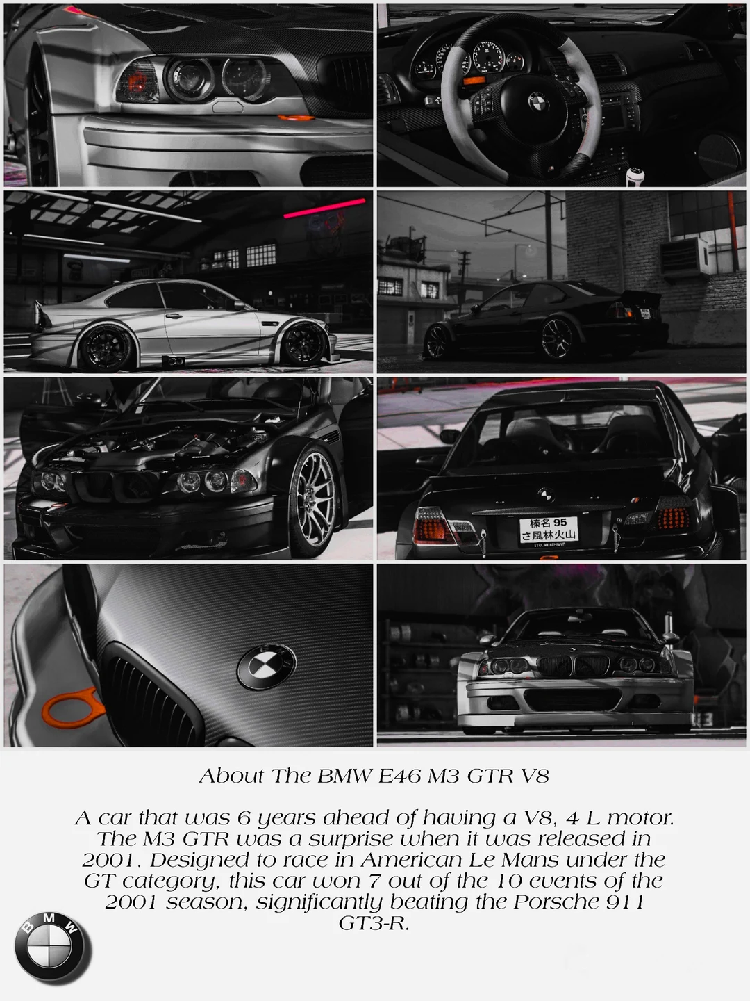 BMW M3 E46 GTR [2560x1440] | Scrolller